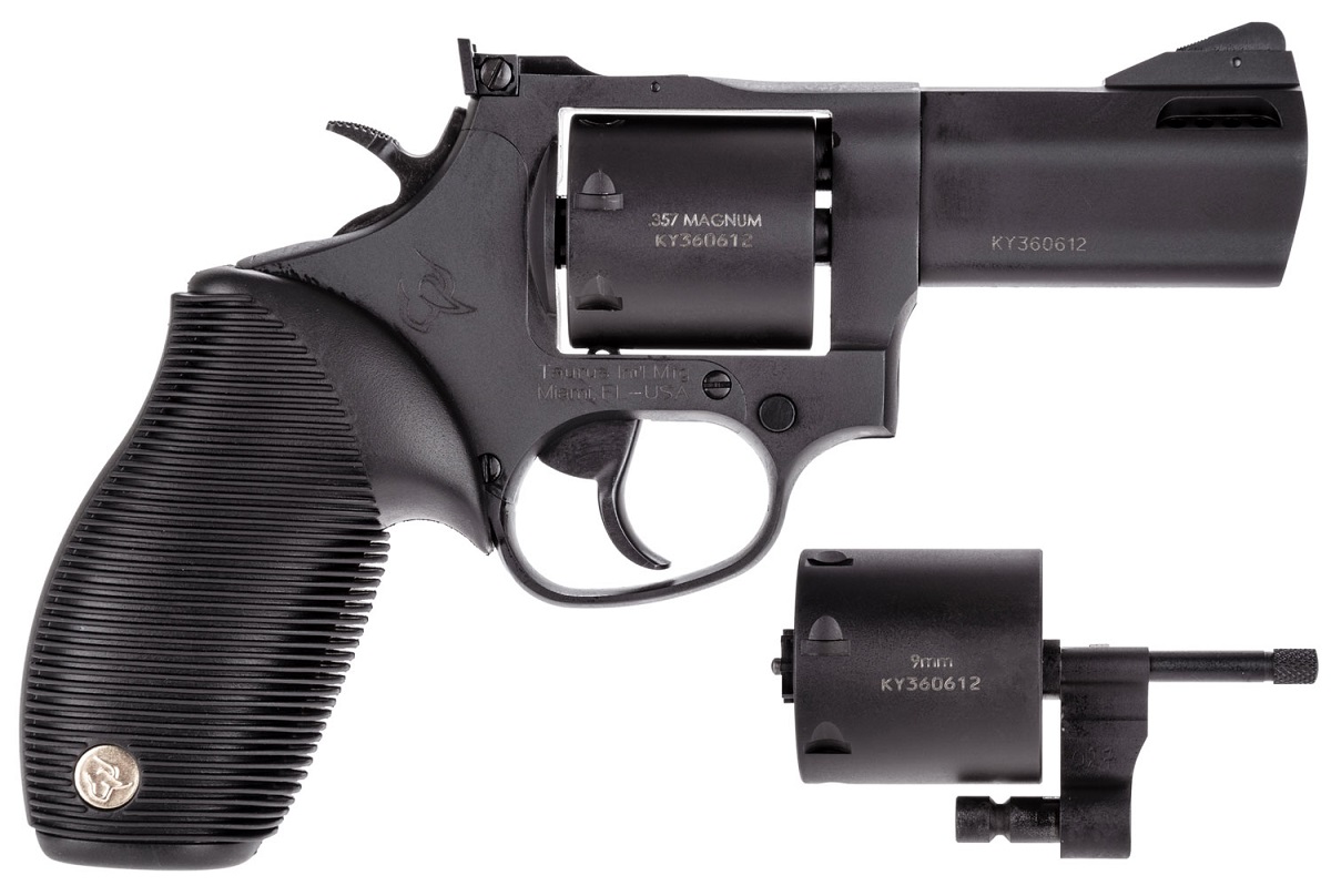 Taurus Model 692 9mm, 357 Mag Revolver 3\" Ported Barrel, 2-692031 ...