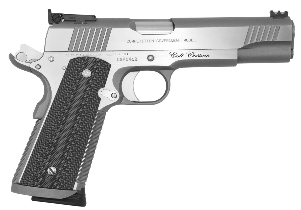 Colt 1911 Custom Competition Series Stainless 45 ACP Pistol, O1070CS