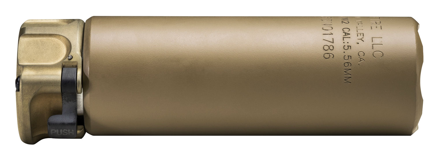 SureFire SOCOM MINI 2 556 Rifle Suppressor, Dark Earth