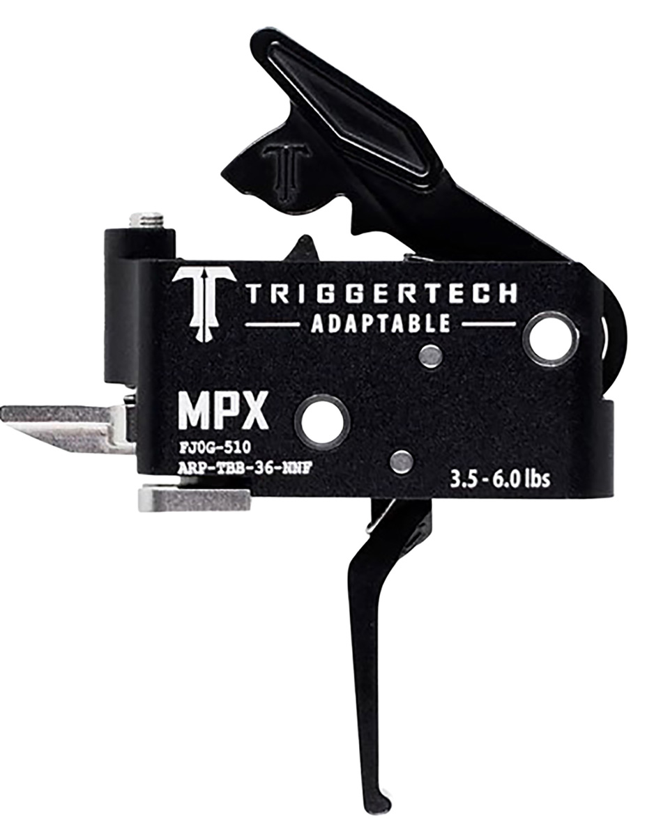 TriggerTech Adaptable Two Stage Flat Faced Trigger For Sig Sauer MPX, ARP-TBB-36-NNF, ARPTBB36NNF