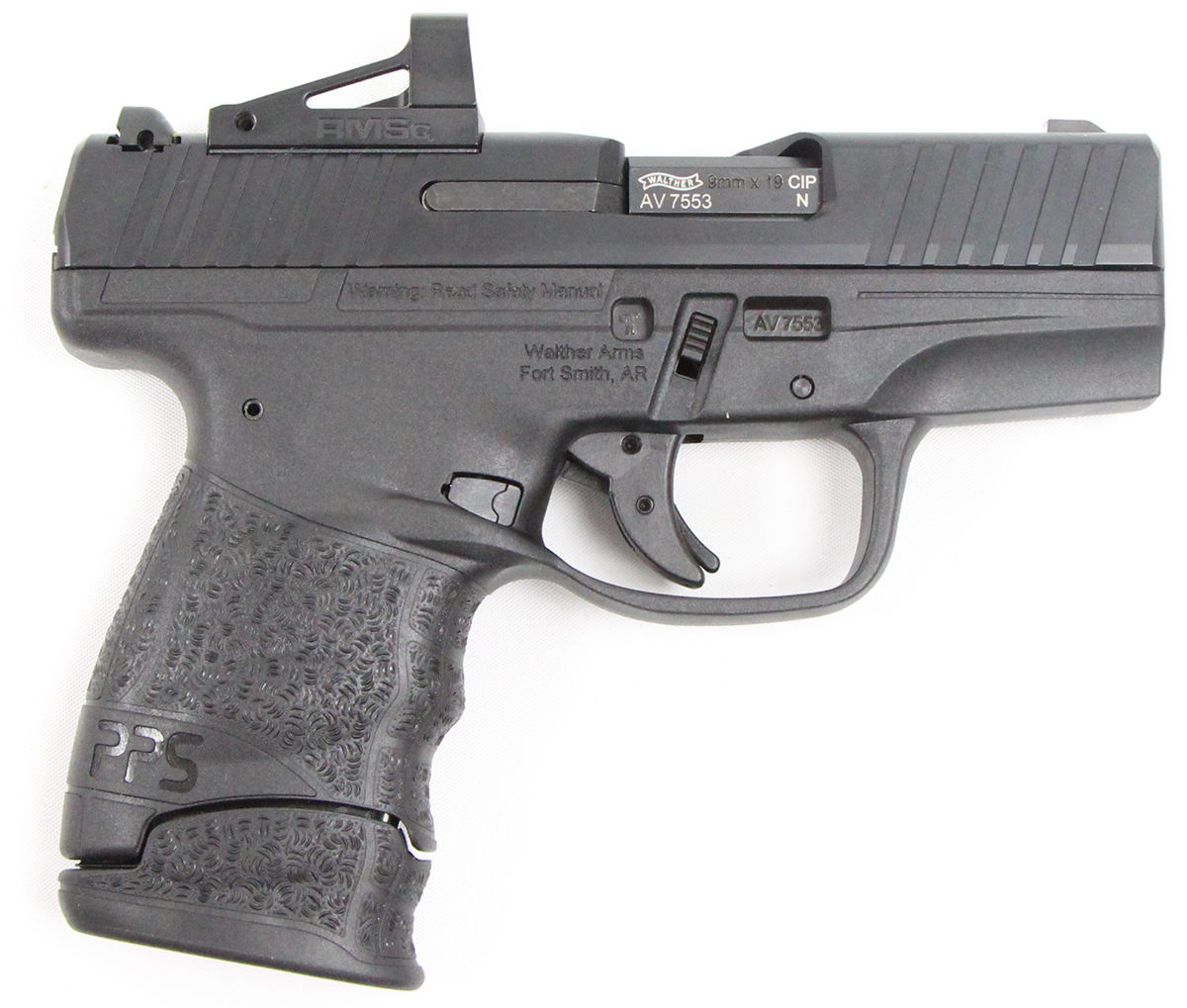 Walther PPS M2 9mm Pistol RMSC Shield Optic