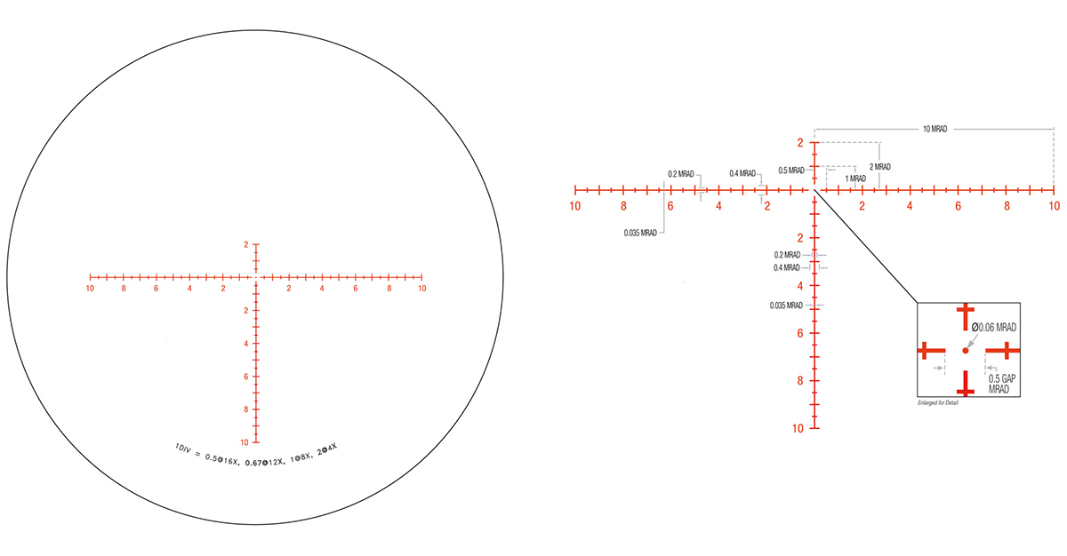 Trijicon Credo 4-16x50 Scope Illuminated Illuminated MRAD Center Dot ...