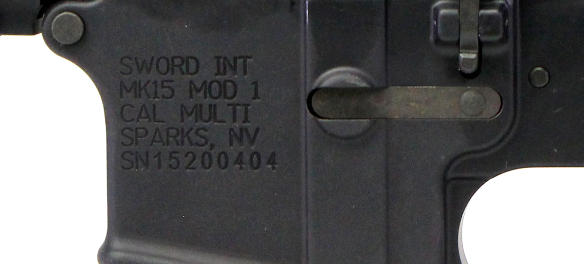 SWORD International MK-15 .223/5.56 AR-15 Rifle 16\" Barrel, 15-556-16 ...