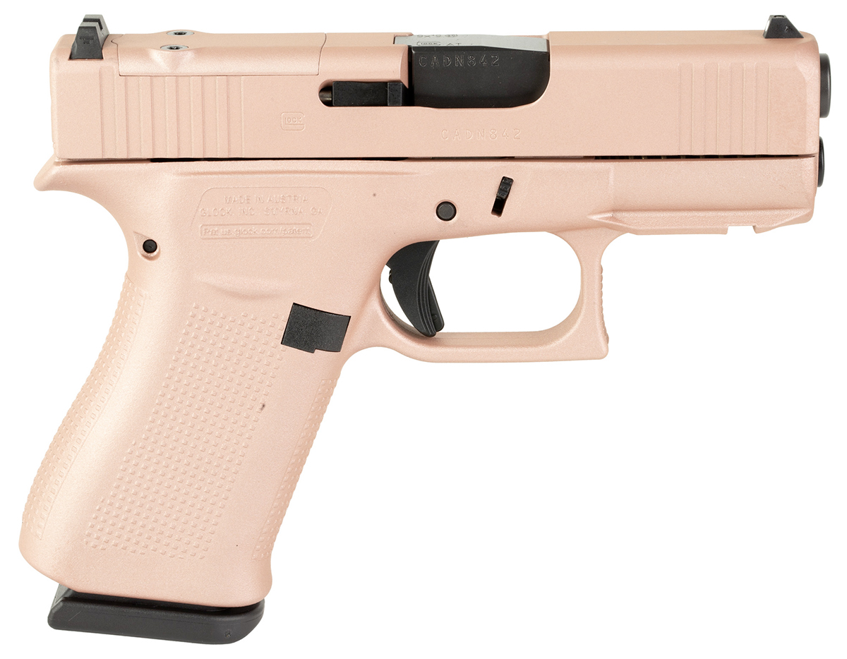 Glock 43X MOS 9mm Pistol with Rose Gold Finish, PX4350201FRMOS-RG ...