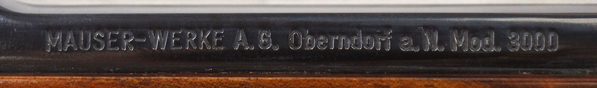 Mauser-Bauer Model 3000 308 Win Rifle - Used in Good Condition