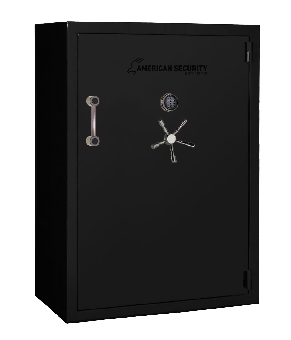 American Security BFX7250 48-Gun Safe Textured Two Tone Onyx Black Electronic Lock