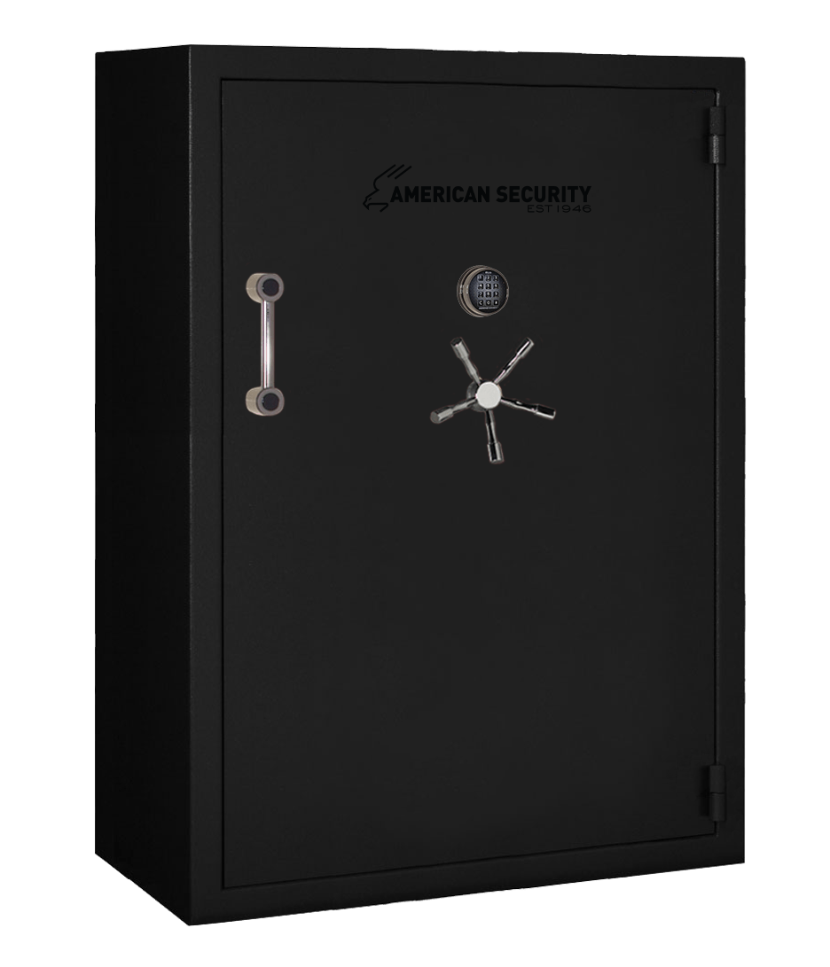 American Security BFX7250 48-Gun Safe Textured Black Electronic Lock