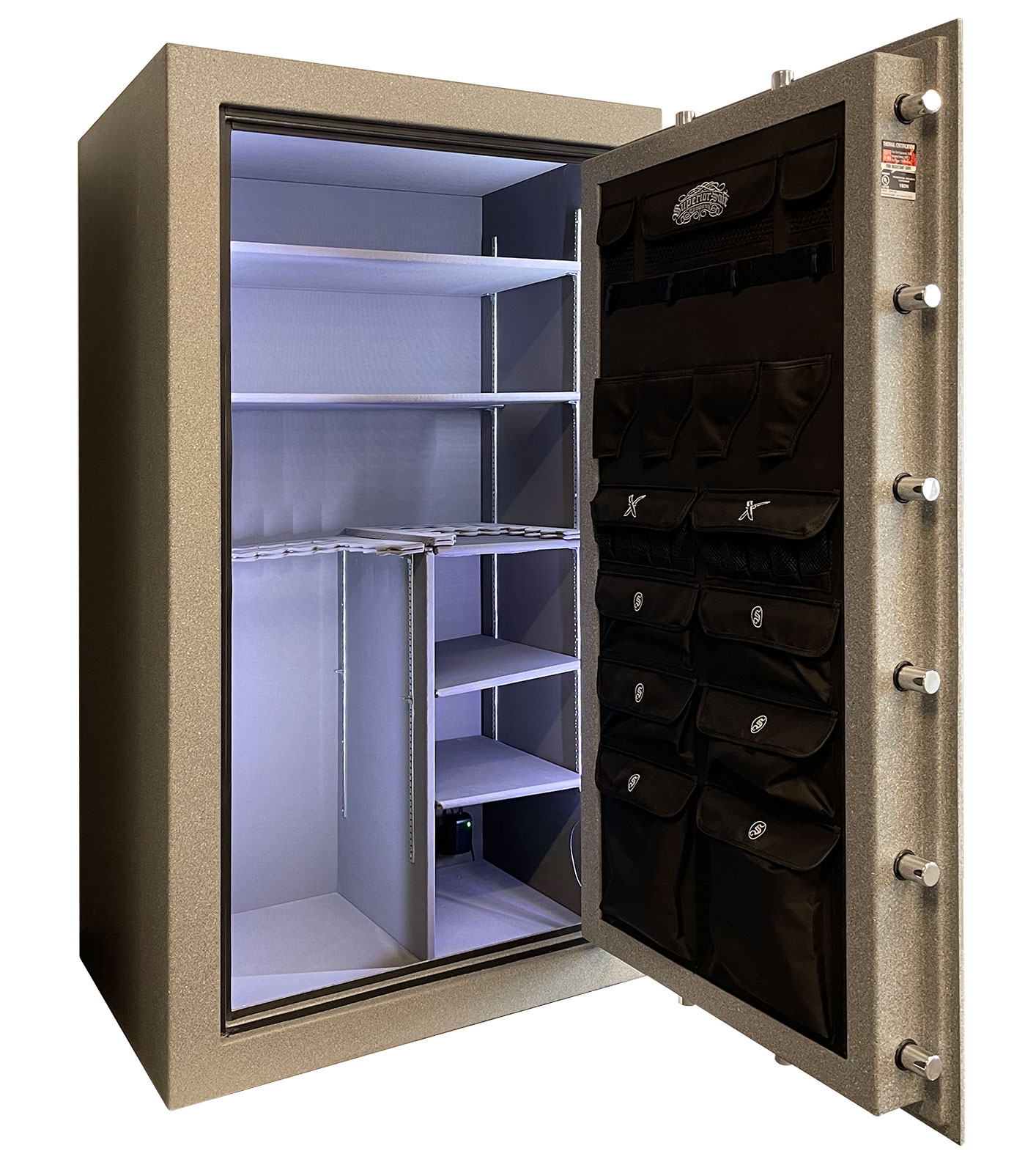 Superior SR-25 Regal Gloss Black with Chrome Hardware & Electronic Lock ...