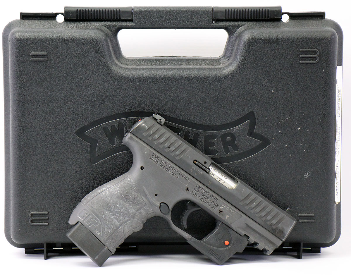 Walther CCP M2 9mm Pistol - Used in Good Condition with Box Viridian Laser