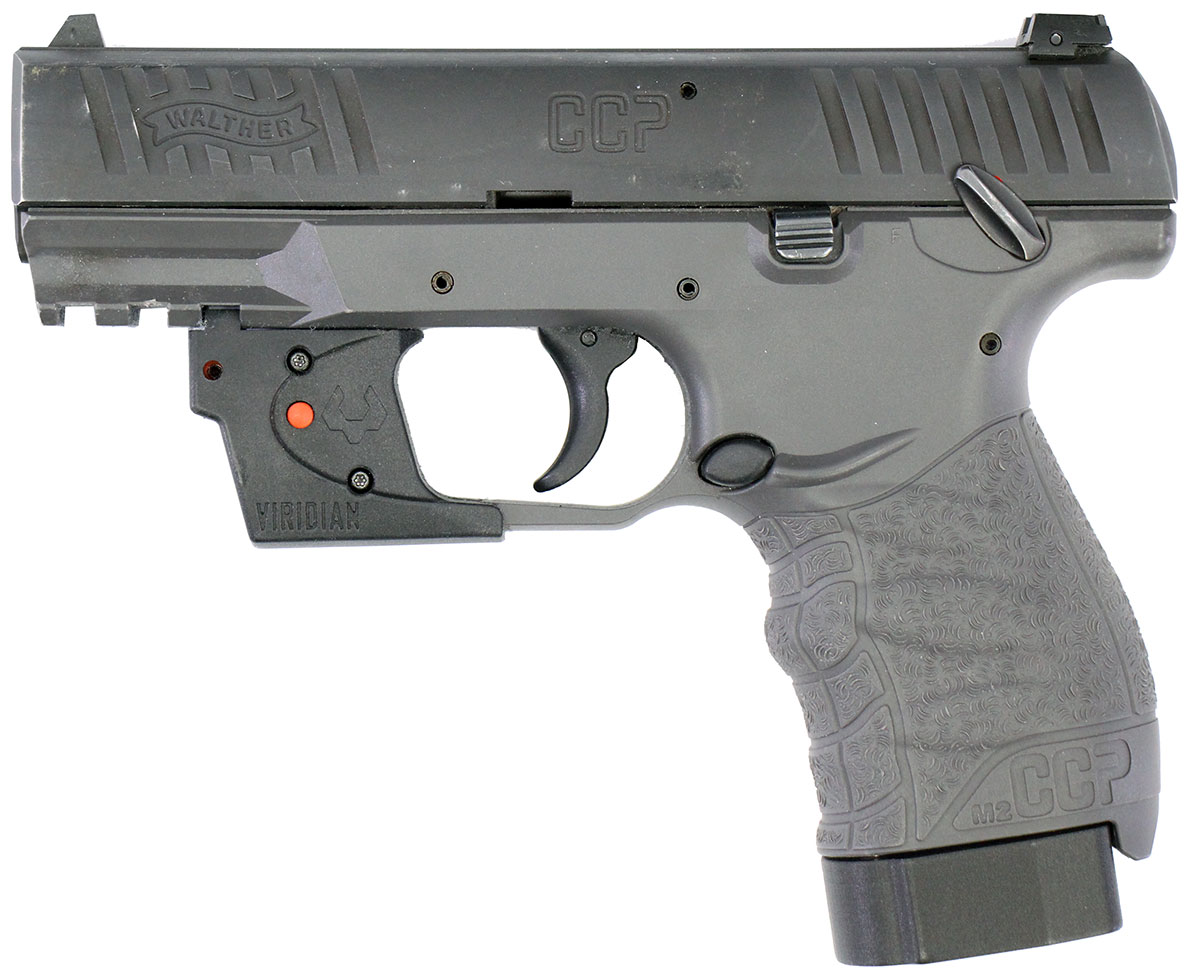 Walther CCP M2 9mm Pistol - Used in Good Condition with Box Viridian Laser
