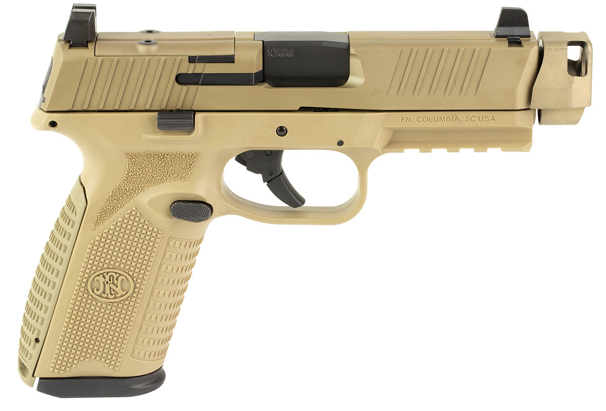 FN 510 MRD Comp 10mm Pistol with Flat Dark Earth Finish 66-102127