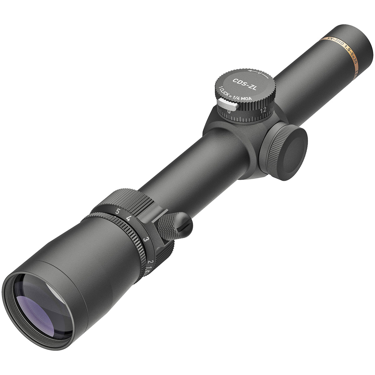 Leupold VX-3HD 1.5-5x20 Scope Duplex Reticle 180615