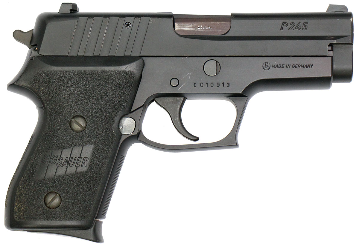 Sig Sauer P245 45 ACP Pistol - Used in Good Condition with Box Made in ...