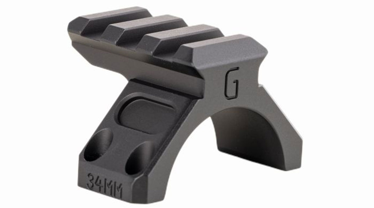 Geissele Super Precision Scope Cap Mount Top Pic 34MM Black, 05-3362B