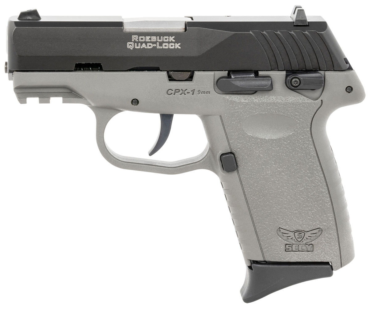 SCCY Firearms CPX-1 Gen3 9mm Pistol Sniper Gray and Black, CPX-1CBSGG3 ...