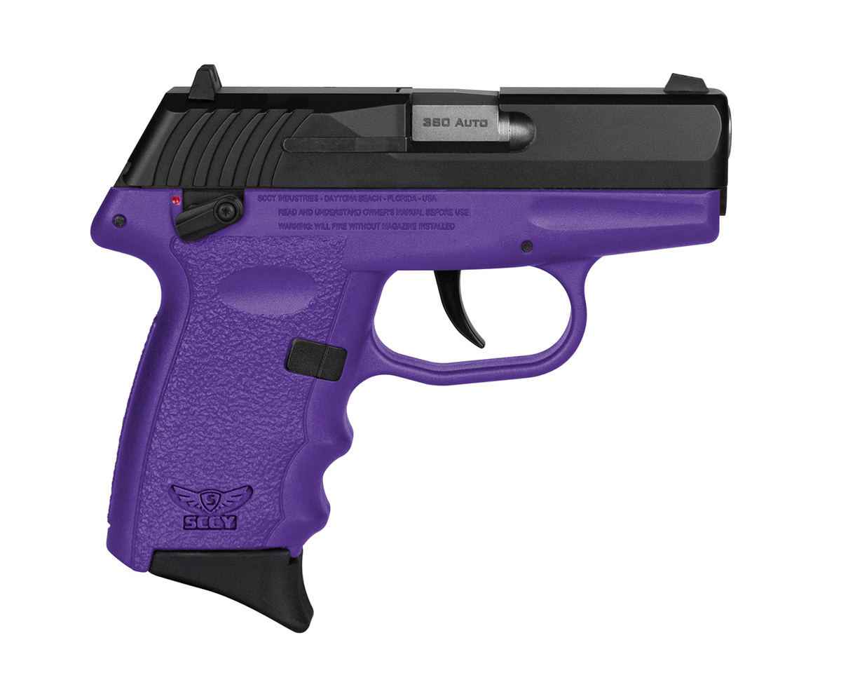 SCCY Firearms CPX-4 380 ACP Pistol Black Slide with Purple Frame, CPX ...