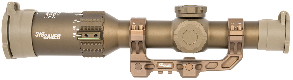 Sig Sauer Electro-Optics Tango6T DVO 1-6x24 Scope FFP Illuminated DWLR ...