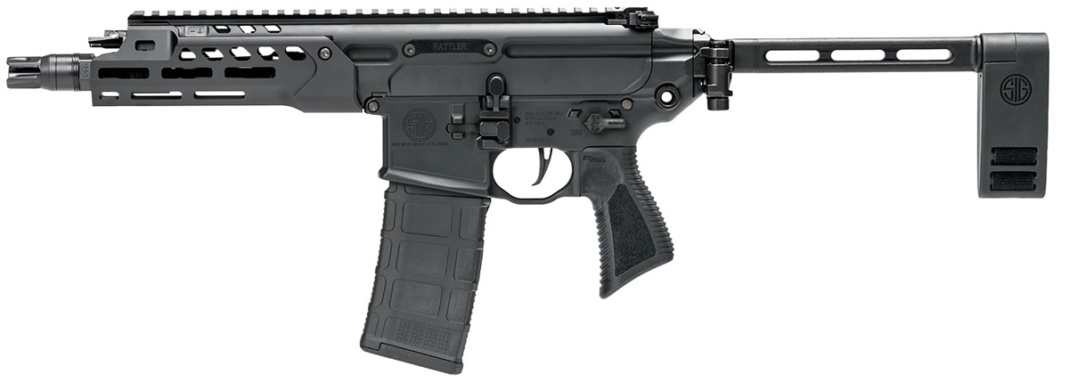 Sig Sauer MCX Rattler LT 5.56 NATO/.223 Remington Pistol, PMCX-556N-7B ...