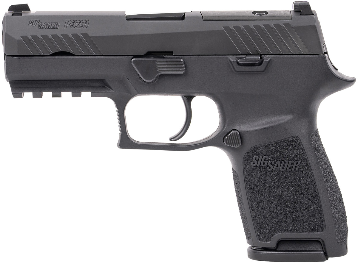 Sig Sauer P320 Compact 9mm Pistol with Optic Cut Slide, 320C-9-BSSP ...