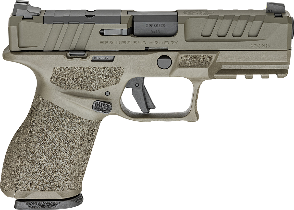 Springfield Armory Echelon 4.0C 9mm Pistol with OD Green Cerakote ...