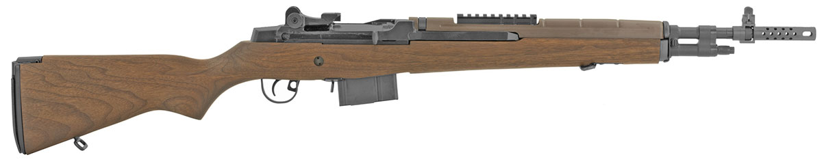 Springfield Armory M1A 308 Scout Squad Rifle with 18" Barrel and Walnut ...