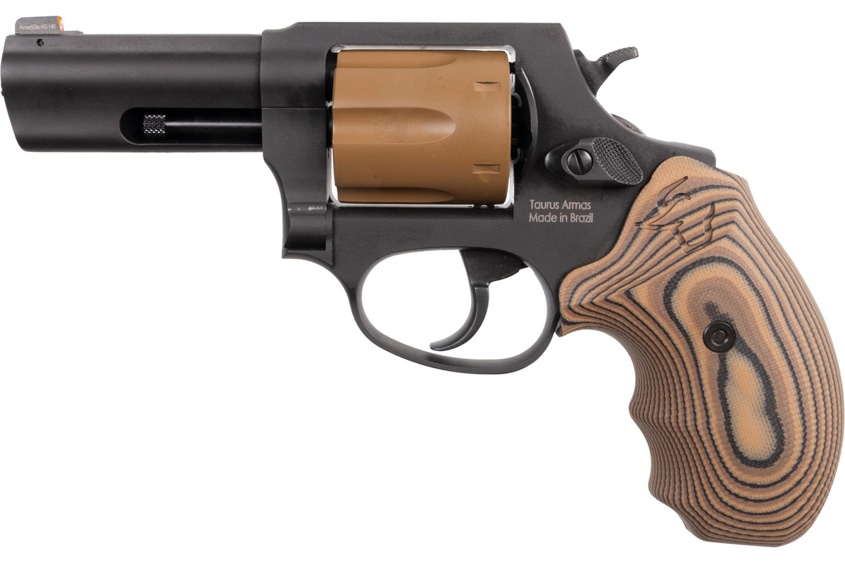 Taurus Model 856 Defender 38 Special Revolver with Coyote Tan Cylinder ...