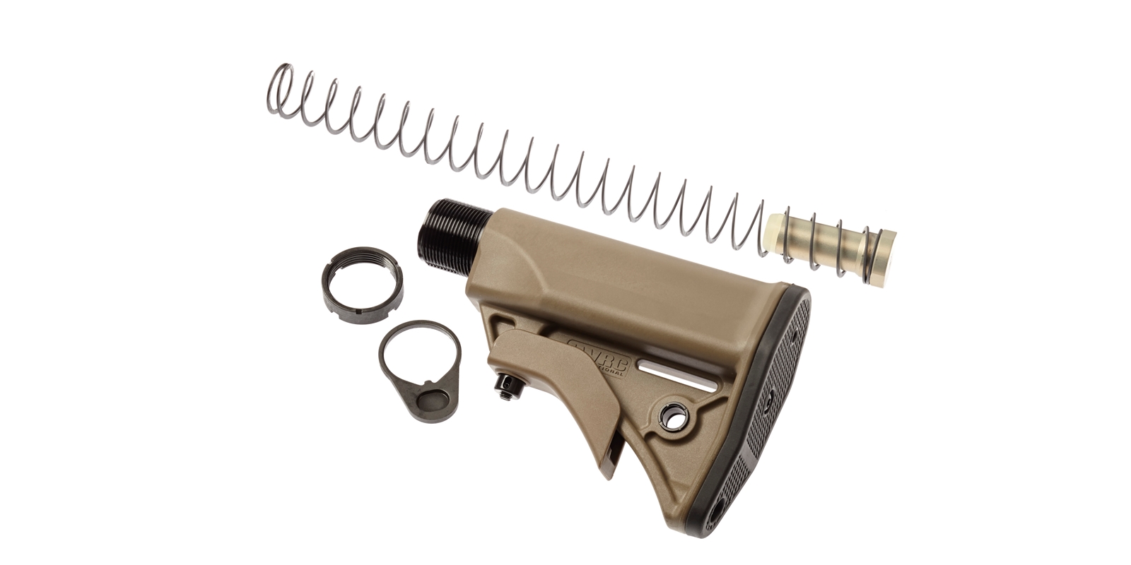 LWRC Ultra Compact Stock Kit for AR-15, Flat Dark Earth, 200-0092A02 ...