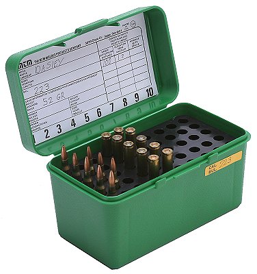 MTM 50 Round Small Rifle Ammo Box