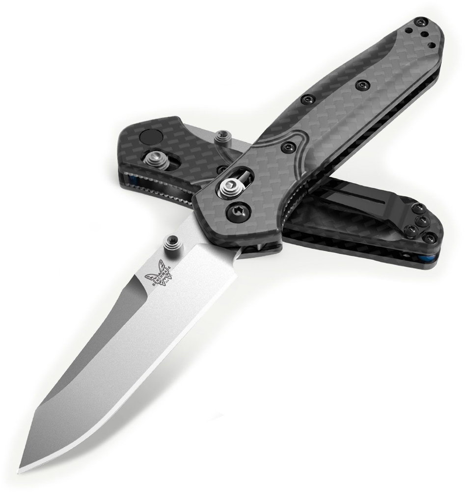 Benchmade 945-2 Mini Osborne Folding Knife with Carbon Fiber Handles