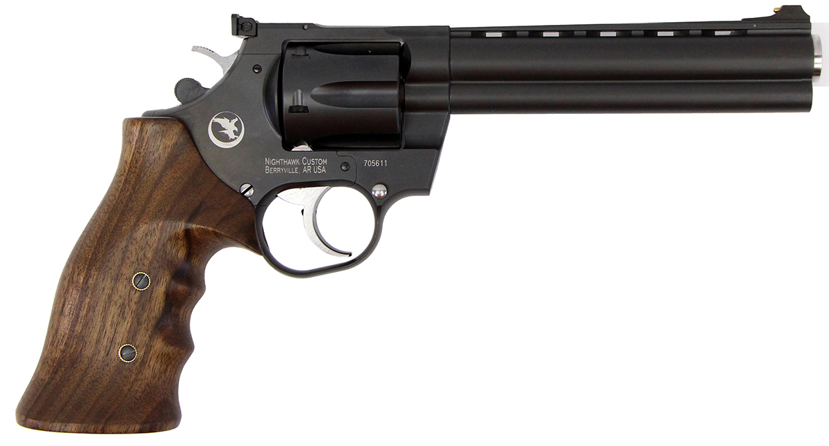 Nighthawk Custom Korth Mongoose 6" 357 Magnum/38 Special Revolver with ...