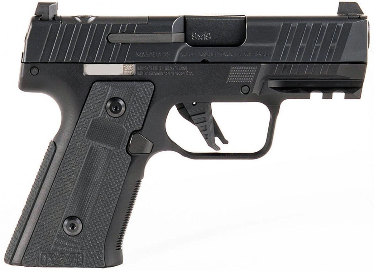 IWI Masada Slim Commander Elite 9mm Pistol M9SLIM13CE
