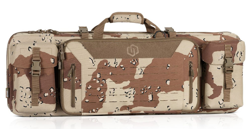 Savior Equipment Urban Warfare Double Rifle Bag- 55" Chocolate Chip ...