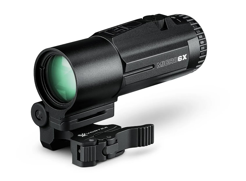 Vortex 6x Micro Magnifier with Flip Mount, V6XM