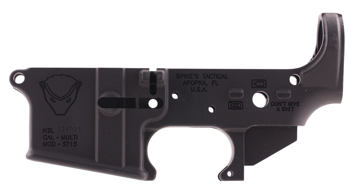 Spikes Tactical Stripped Lower Receiver Honey Badger, STLS020 Spikes Tactical Stripped Lower Receiver Honey Badger, STLS020