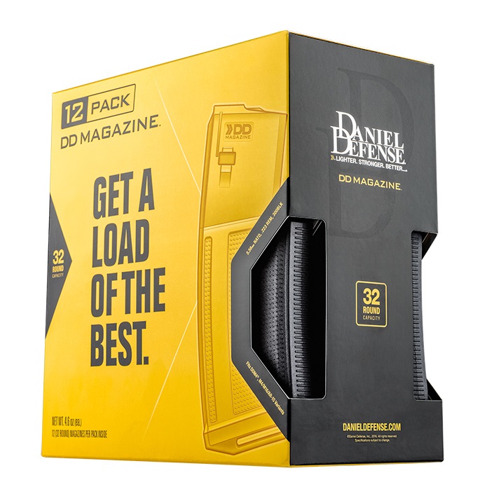 Daniel Defense DDM4 M4/M16/AR-15 Variant 32 Round Magazine 13-072-16539 ...